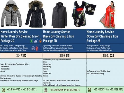 laundry Package 2A- Dry Cleaning - Dry Cleaning and Laundry Service ...